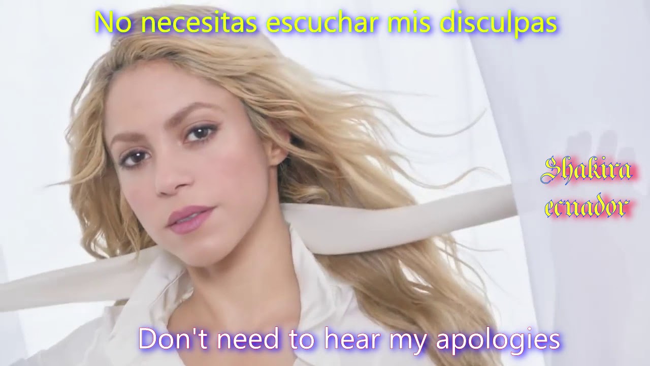 Shakira Ecuador - When A Woman (Lyrics /Letra) - YouTube