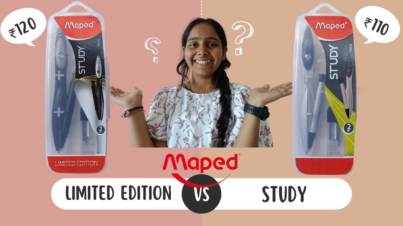 Maped limited edition Study Compass vs Maped Study Compass - YouTube
