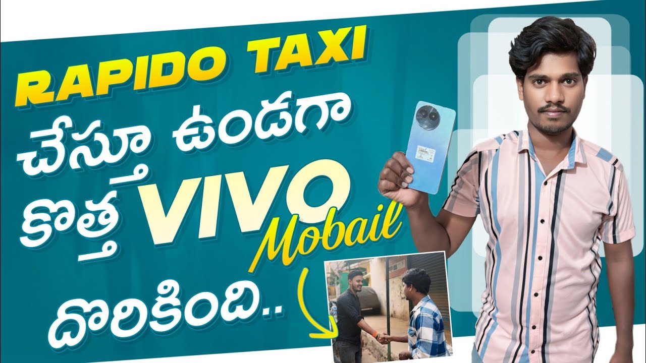 "Vivo Unveiled: Unexpected Find on Rapido Bike Taxi Ride!"vivo mobile ...