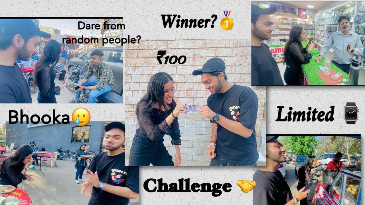 EATING MAXIMUM FOOD IN 10 MINUTES 🤝|| WITHIN ₹100 || DARE FROM RANDOM ...