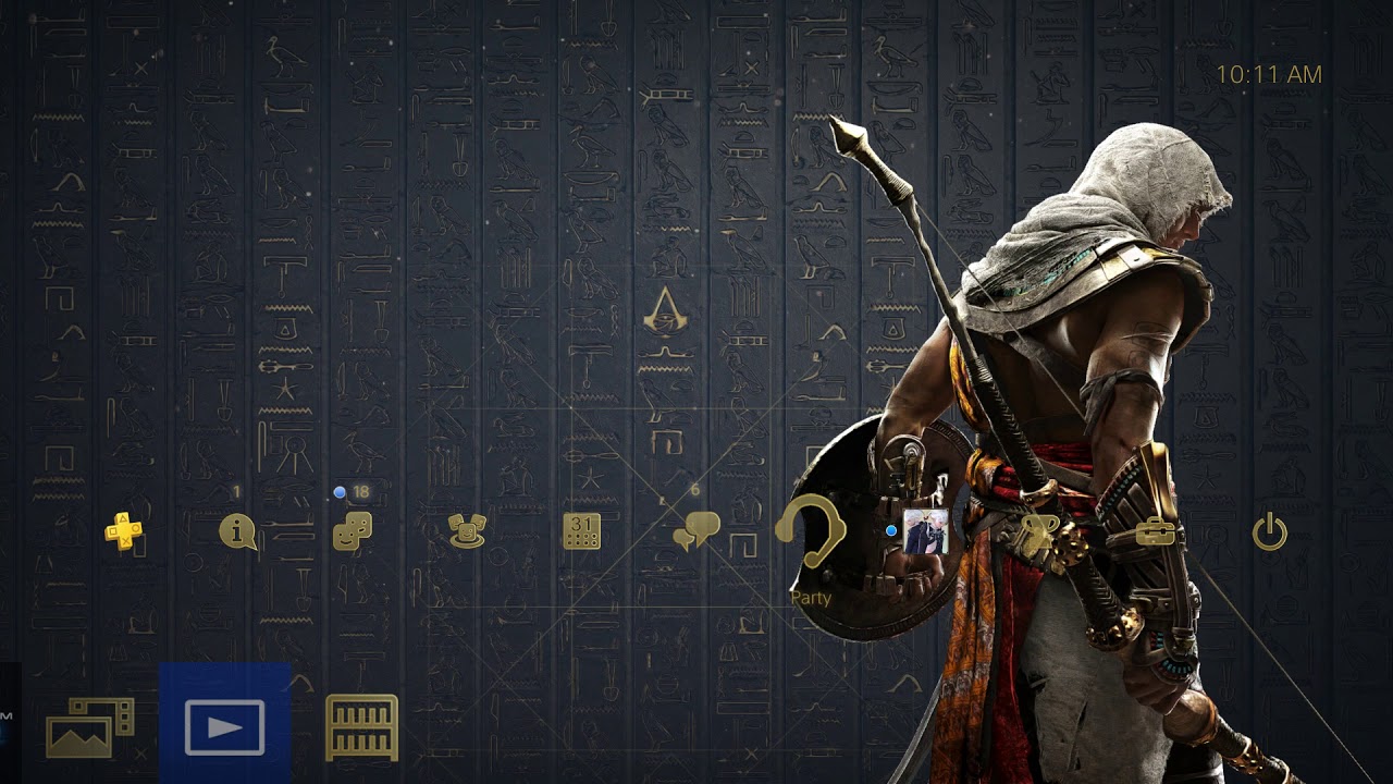 Assassins Creed Origins Dynamic PS4 Theme - YouTube