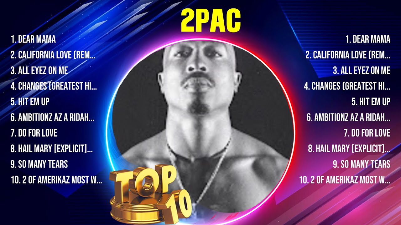 2Pac Top Of The Music Hits 2024 - Most Popular Hits Playlist - YouTube