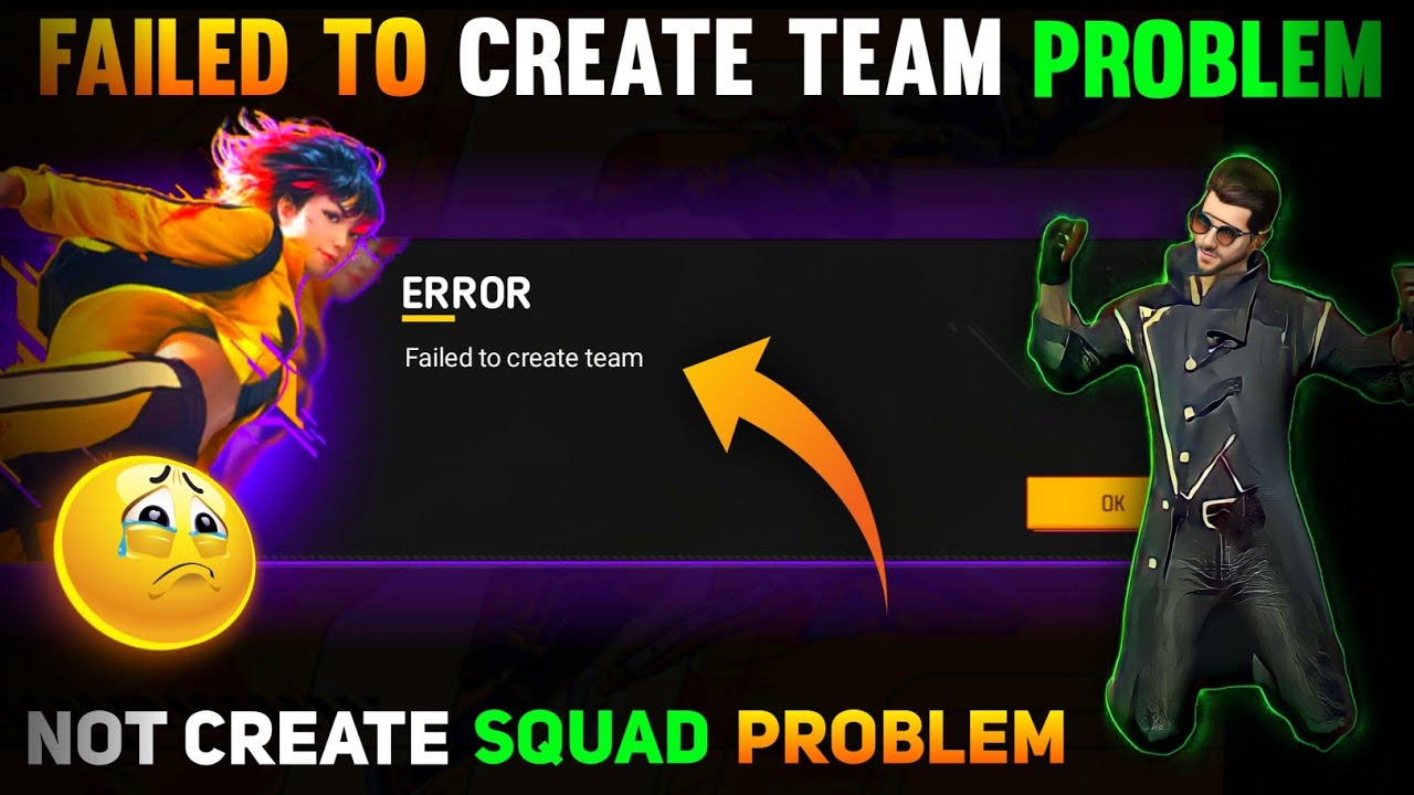 Failed To Create Team | Fail To Create Team Problem Free Fire | Failed Create Team Problem ...