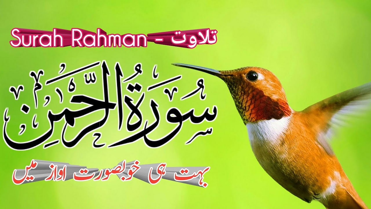 Surah Rahman - Full Qari Rehan Karim Beautiful Voice #Ep15- No AdS ...