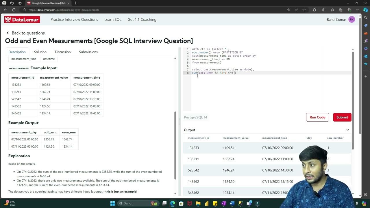 Day 15/100-Google Interview Questions #100dayschallenge - YouTube