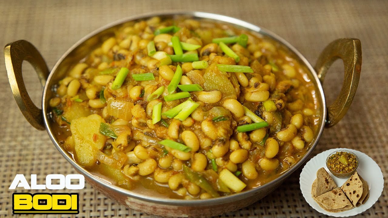 Aloo Bodi Recipe | Alu Bodi Ko Tarkari | Aalu Bodi Curry Recipe | Black ...