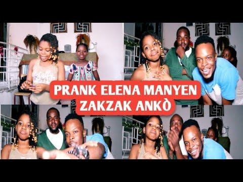 Revanj PRANK ELENA MANYEN ZAKZAK ANK KOLOBWÈT MANKE MET PATTOMAT NAN BOUCH ZAKZAK - YouTube