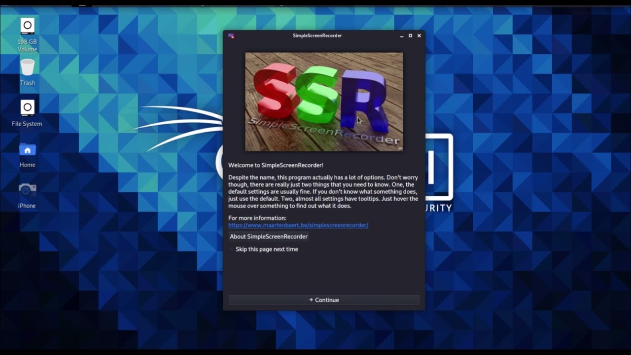 How to Install Simple Screen recorder (ssr) in Linux KALI || MINT ...