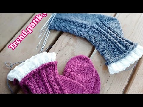 ÇORAPTA FIRFIR YAPIMI ✅DETAYLI ANLATIM #çorap #handmade #beşşişçorap #örgümodelleri #örgü #diy