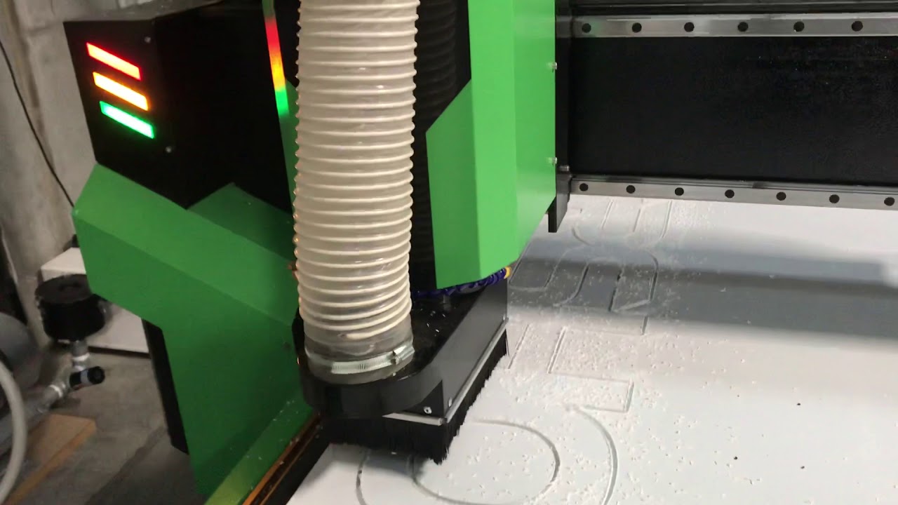 Cutting PVC 24mm CNC Router (Fm Print Signs) - YouTube