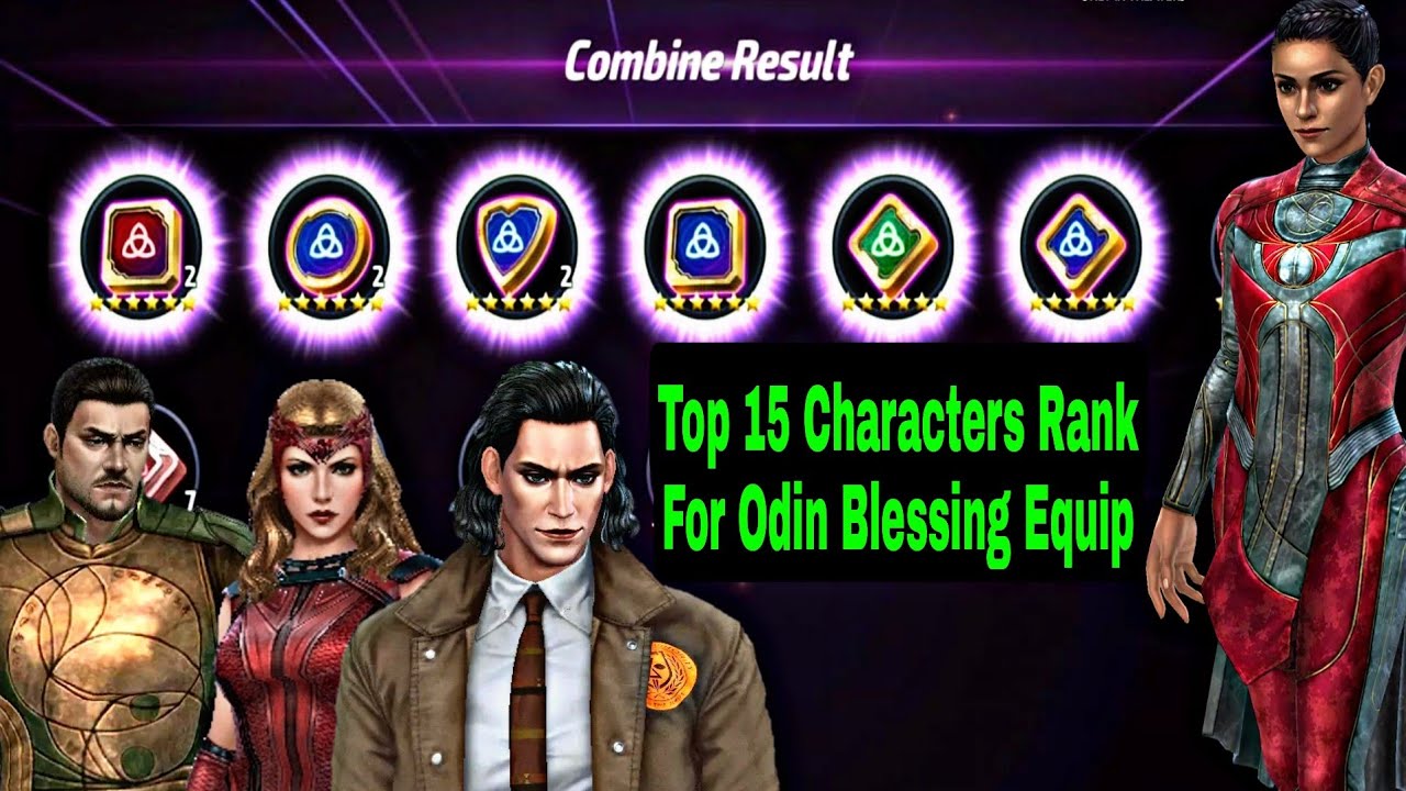 Top 15 Characters List Who Are Deserve More Odin Blessing Equip ...