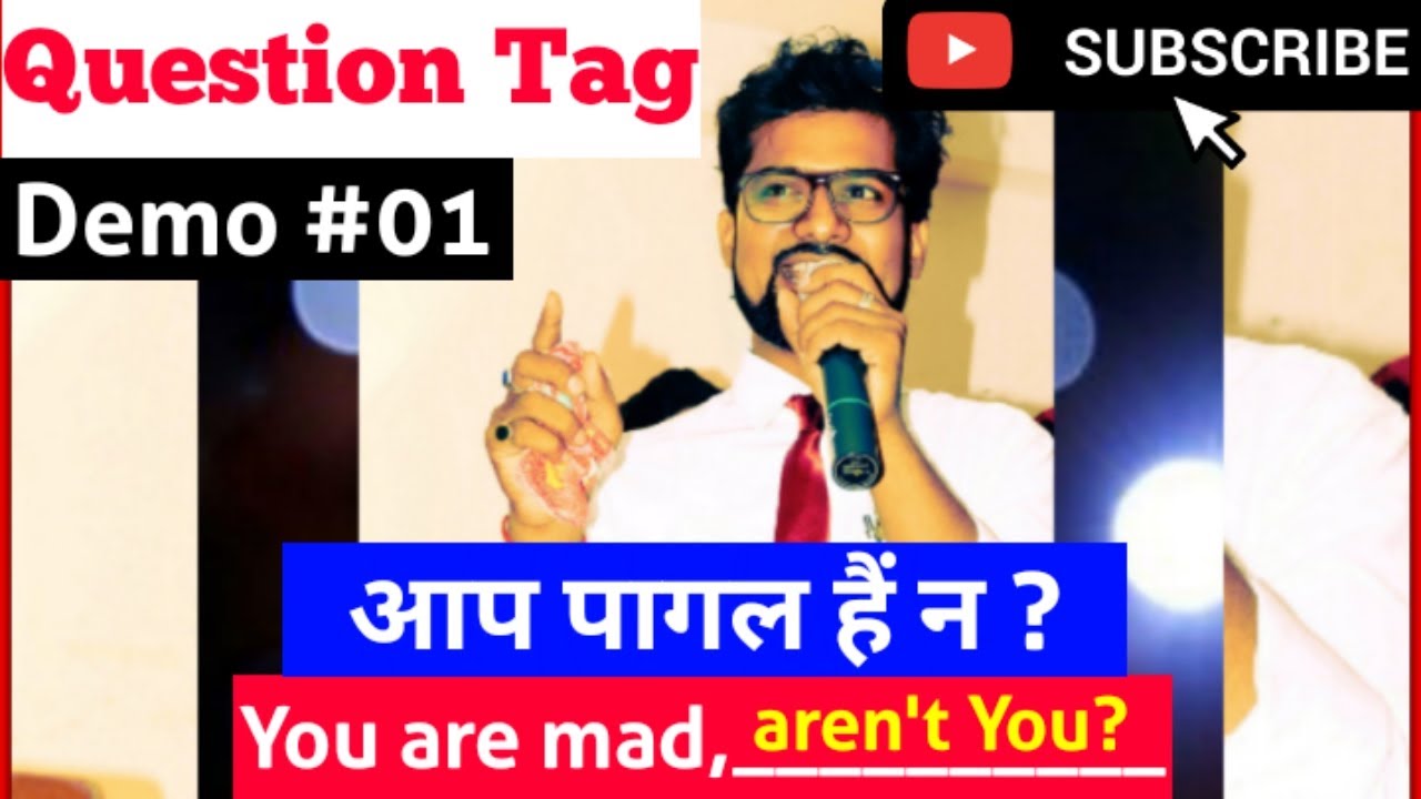 Question Tag demo,Question Tag in English Grammar, Spoken English ...