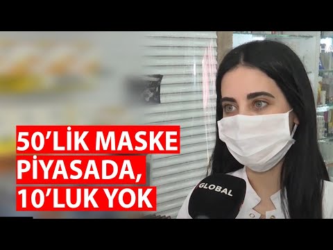 50'lik Maske Piyasada, 10'luk Yok! Her Eczanede Henüz Maske Yok