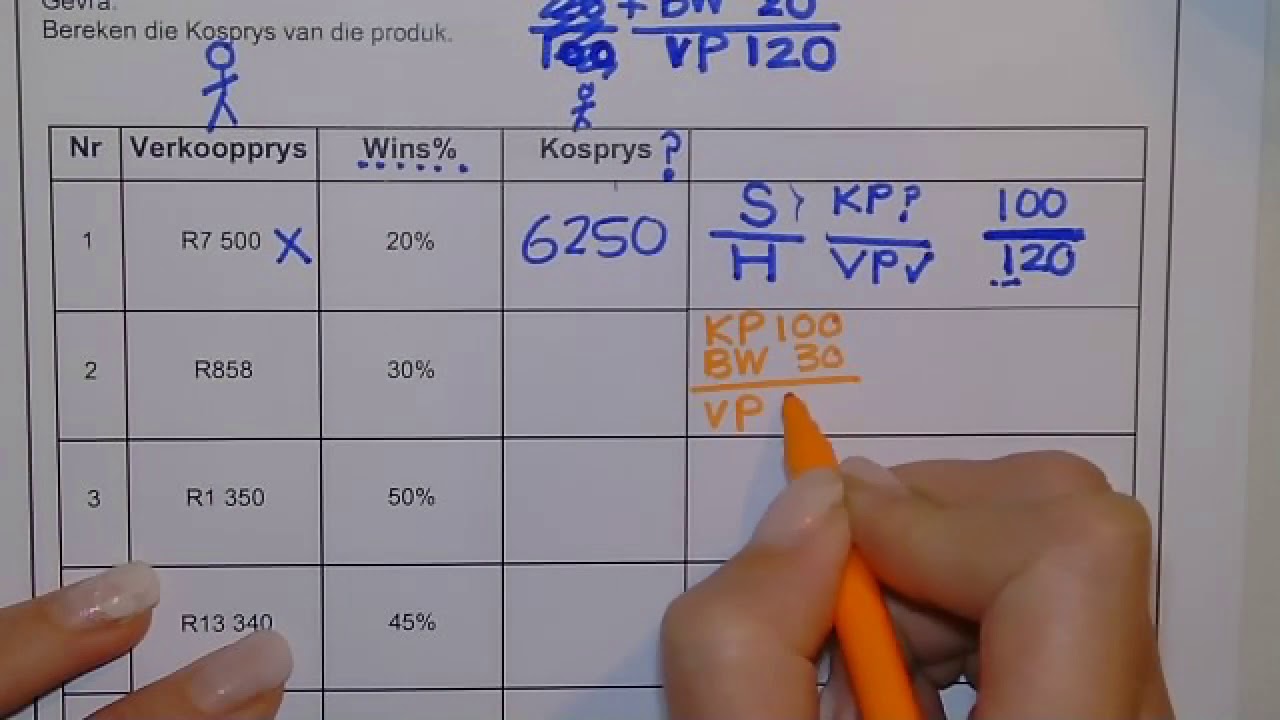 Gr 9 Berekeninge 1 - YouTube