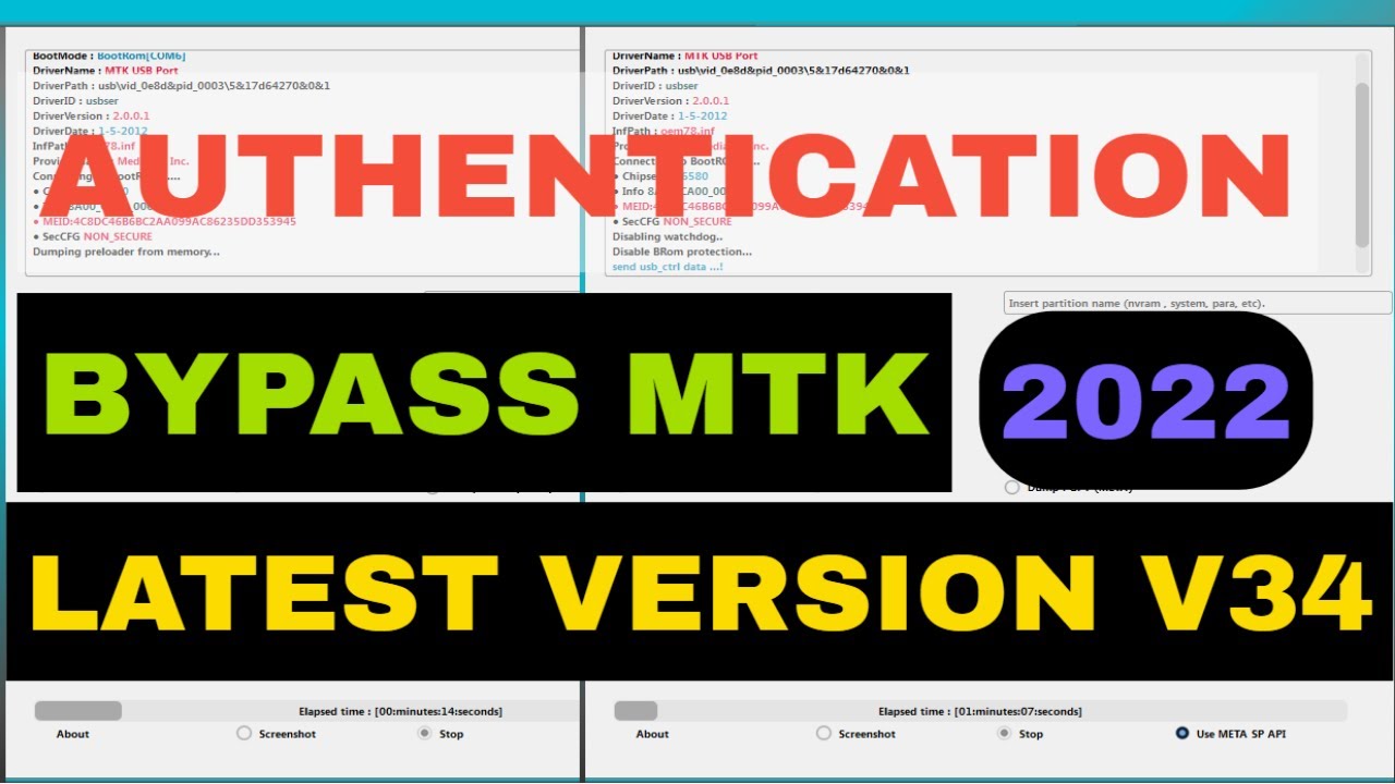 MTK Flash Format All Chipset | Mediatek auth bypass tool v35 | disable ...