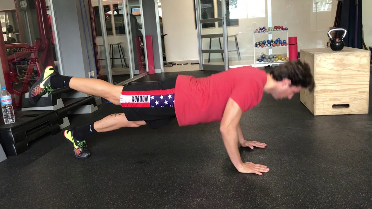 Single leg push up - YouTube