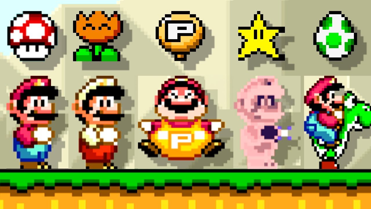 Super Mario Maker 2 - All Super Mario World Power-Ups - YouTube