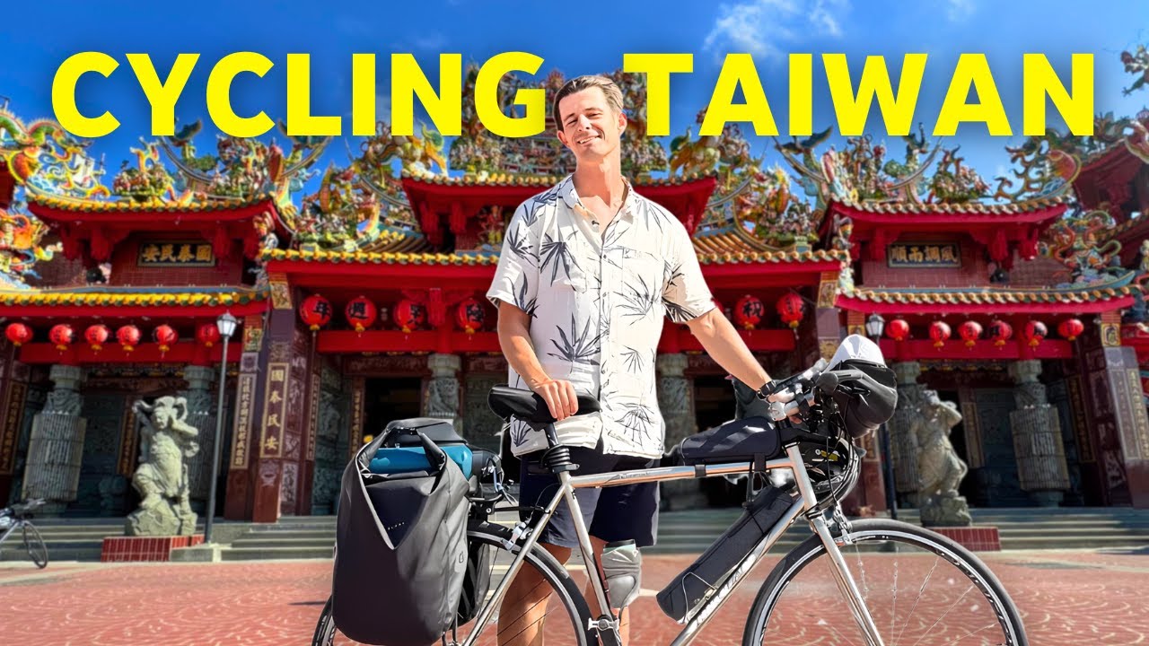 Cycling 80km To Taiwans OLDEST City: Tainan 🇹🇼 (Biking Taiwan Day 7 ...