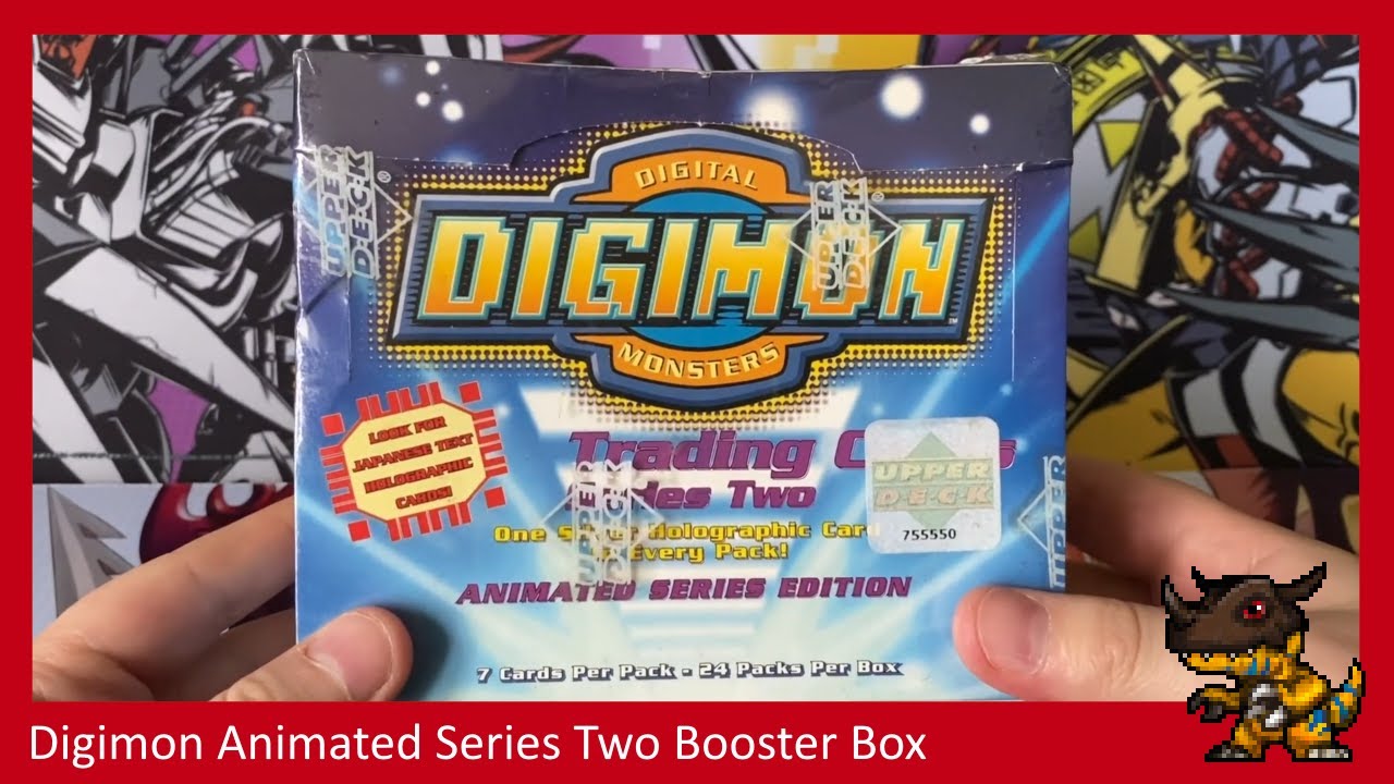 Digimon Animated Series 2 Vintage 1999 Booster Box! - YouTube