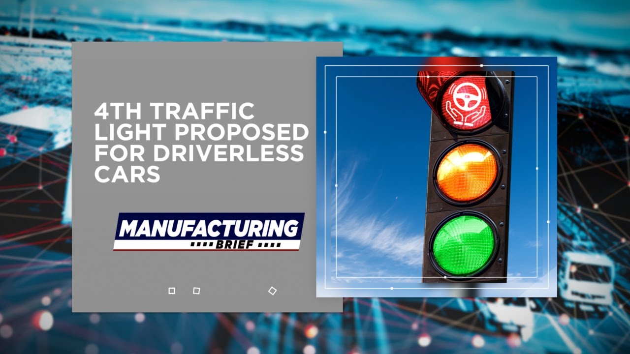 4th Traffic Light Proposed for Driverless Cars - YouTube