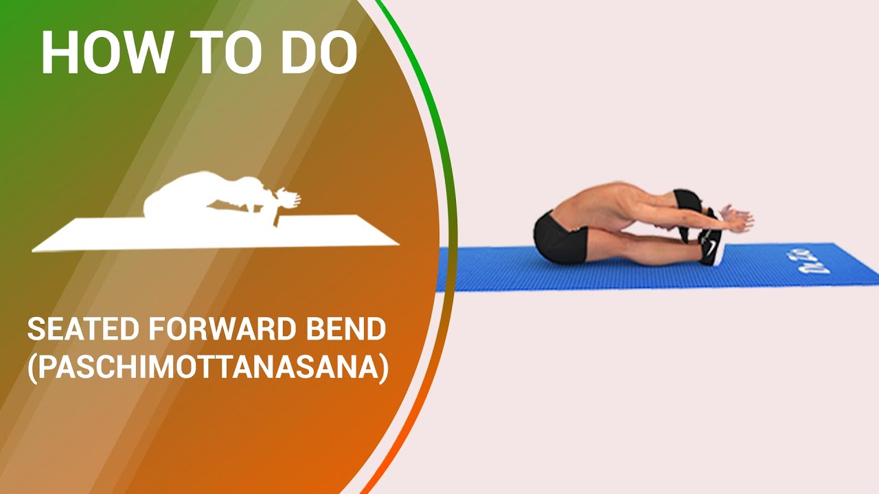 How To Do : Seated Forward Bend (Paschimottanasana) Yoga - YouTube