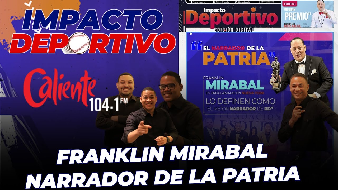 FRANKLIN MIRABAL EL NARRADOR DE LA PATRIA - YouTube