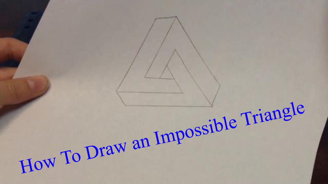 How To Draw an Impossible Triangle - YouTube