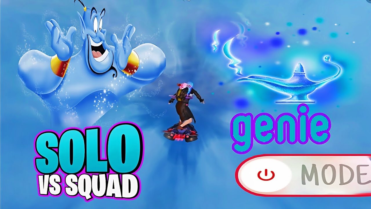 Genie Mode Solo Vs Squad Gameplay || Win Match Challenge Karte Hai ...