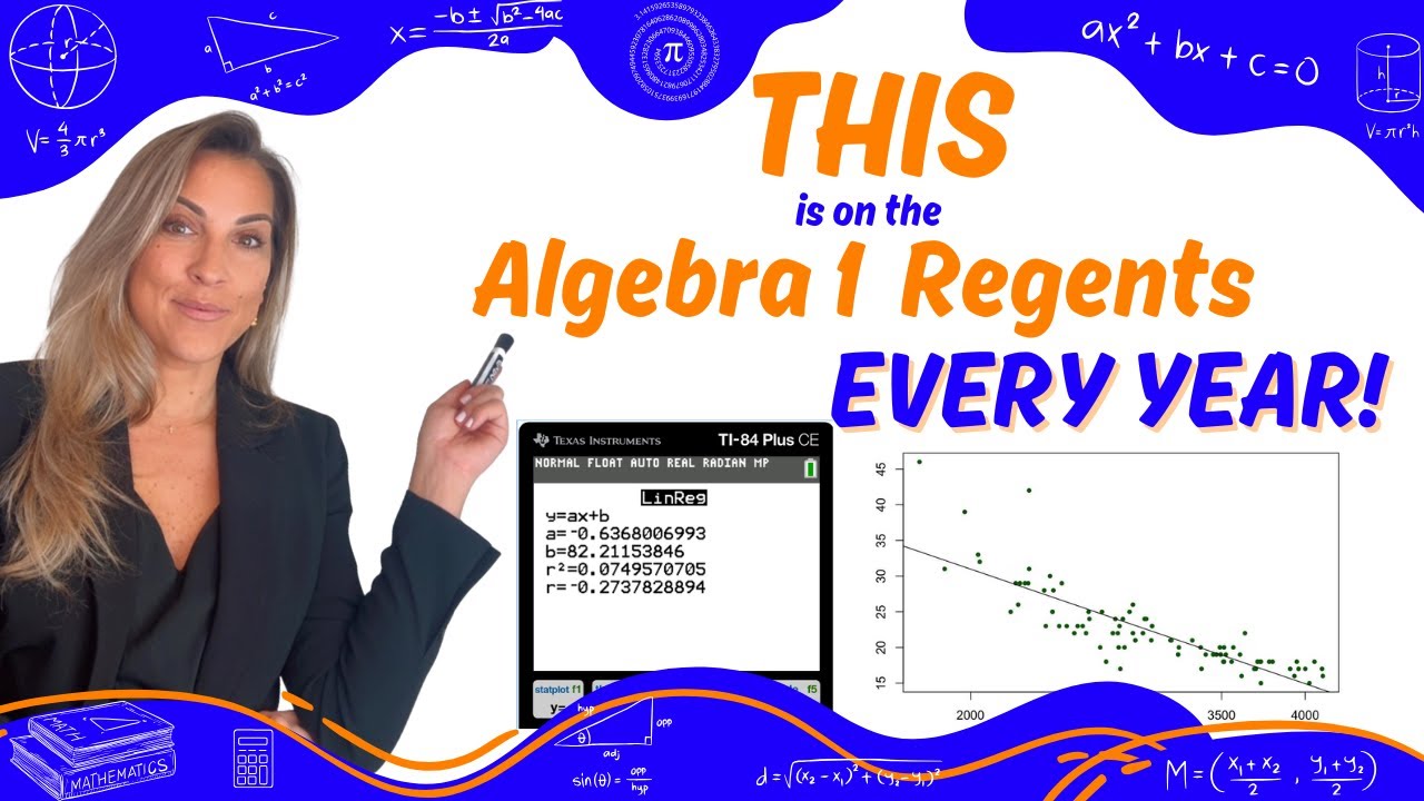 Linear Regression: Must-Know for the NY State Regents (Use the TI-84 ...
