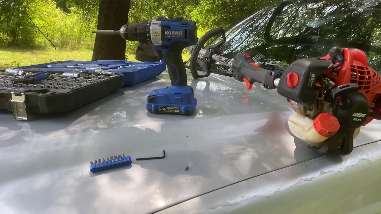 How to remove weed eater shield. - YouTube