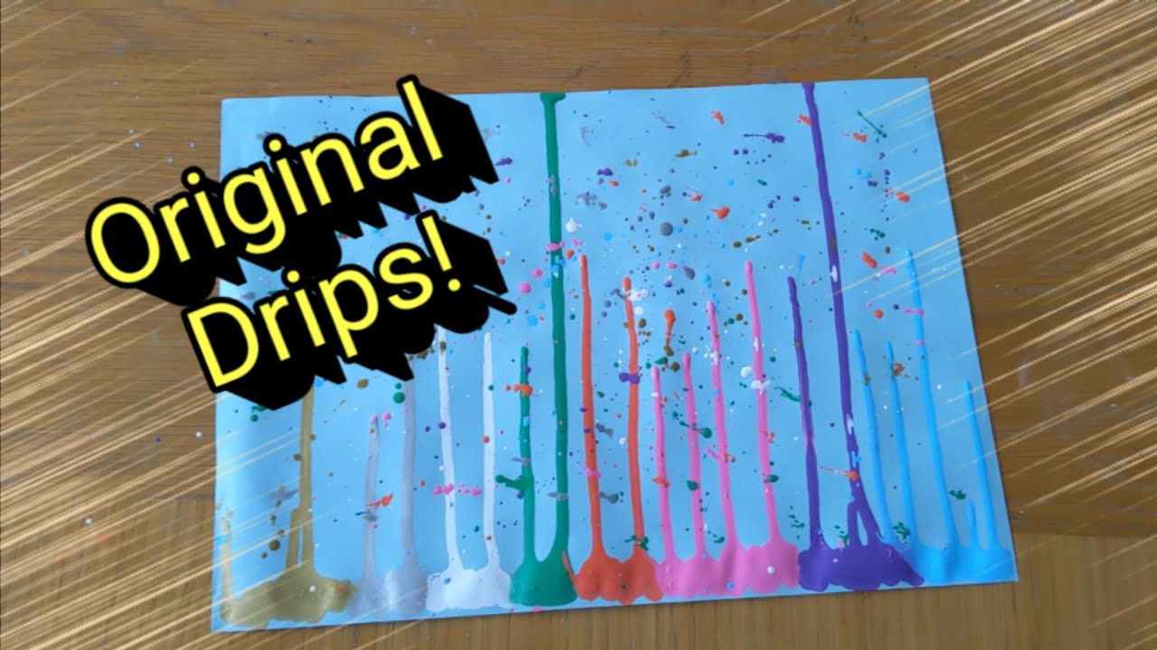Drippy art (first video 😁😎😎) - YouTube