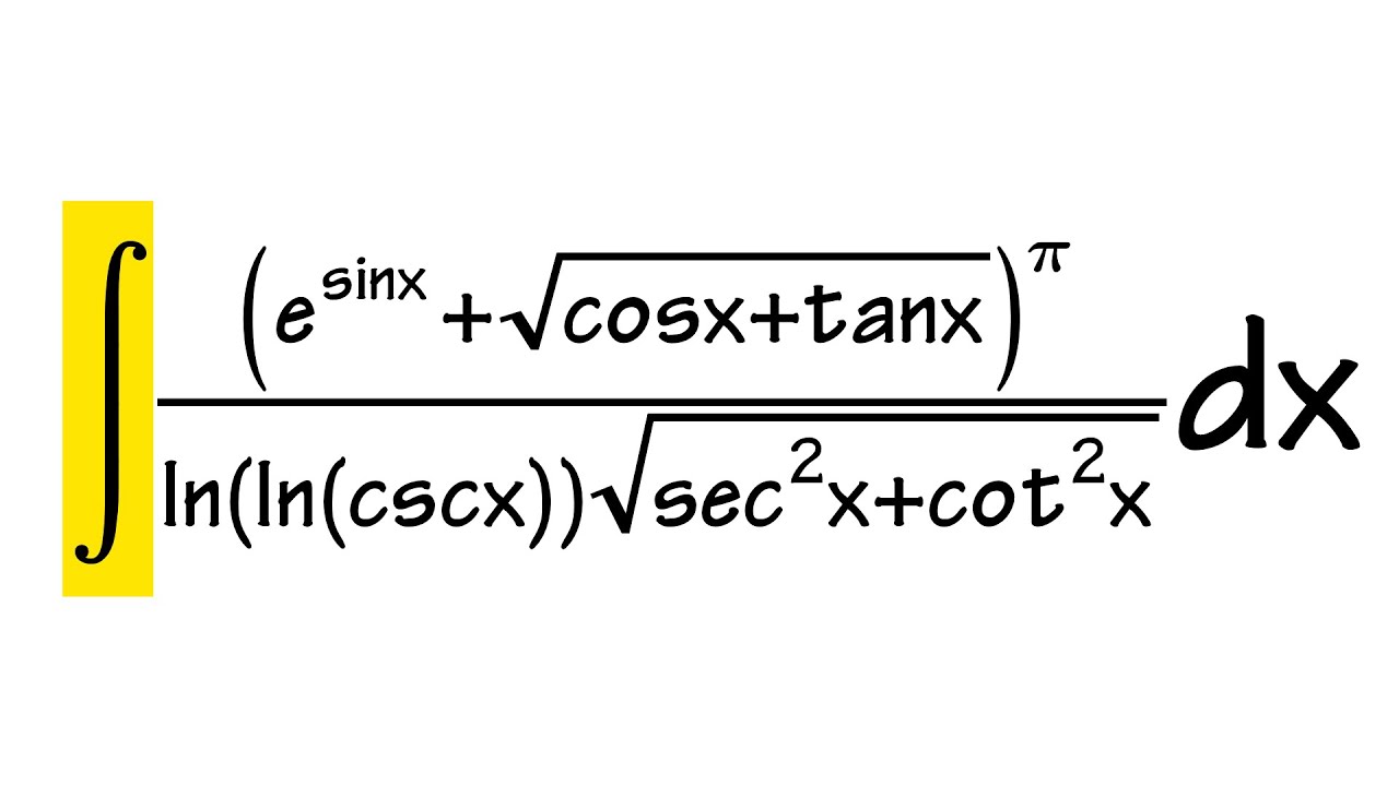 how calculus teachers create integrals on your test - YouTube