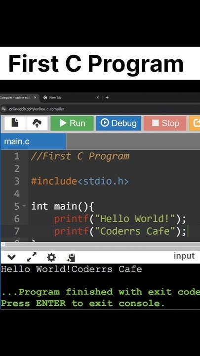 Our First C Program👨‍💻 Cprogramming Cprogramminginhindi Clanguage