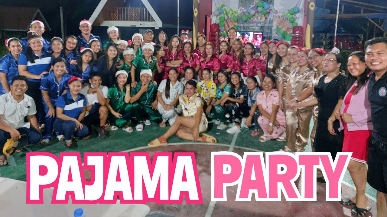 PAJAMA PARTY || BALI TREE A-FRAME FARM || CAROLING CONTEST ...