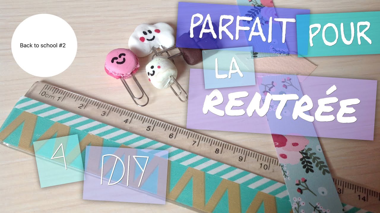 {Back to school n°5} 4 DIY parfait pour une bonne rentrée scolaire ...