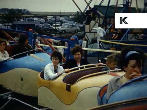 1960s Fairground Rides, Carousel, Colour 16mm Home Movies - YouTube