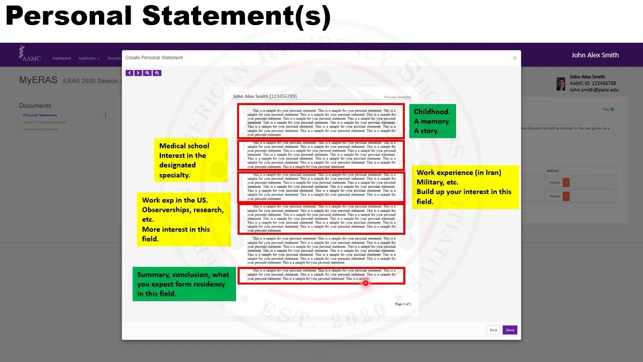 MyERAS Application - Part 2 - YouTube