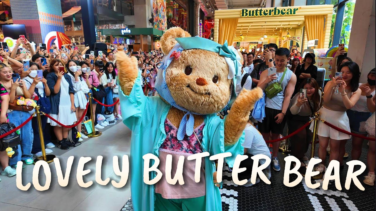 Butter Bear Dance at Emsphear Bangkok Thailand - YouTube