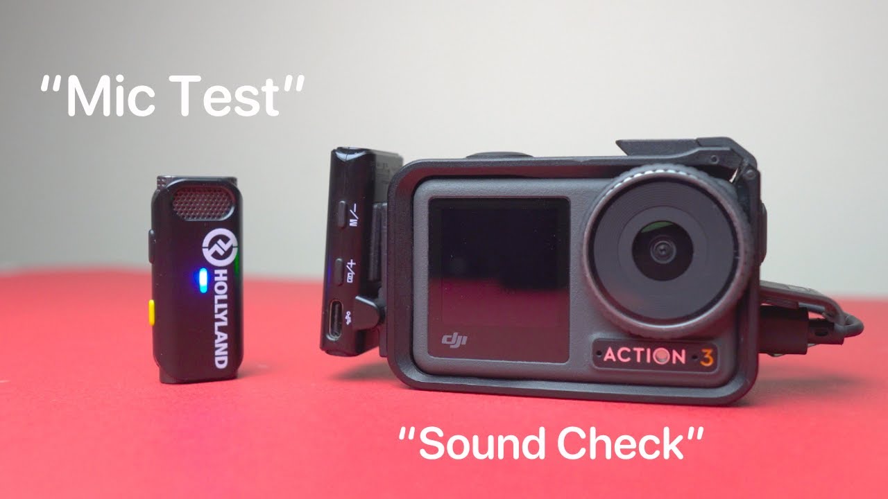 Elevate Your Action Cam Audio: Hollyland Lark M1 with DJI Osmo Action 3 ...