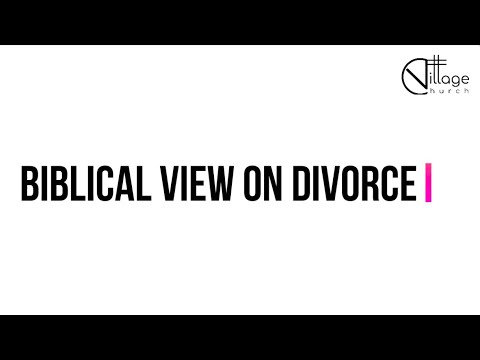 Biblical view on Divorce - YouTube