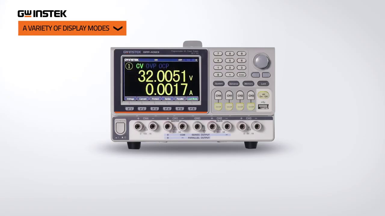 GW Instek GPP Series Multi Channel Programmable DC Power Supply - YouTube