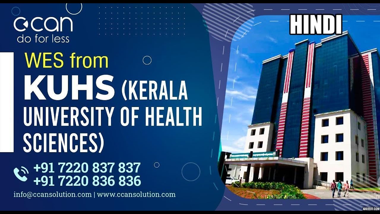 CCan Solutions | WES from KUHS | Kerala University of Health Sciences ...