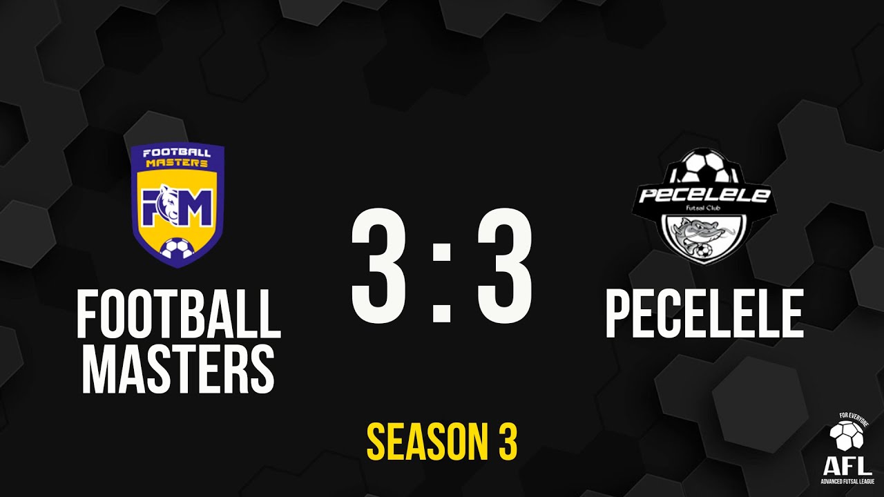AFL Futsal Season 3 2023 | Football Masters - Pecelele | Match ...