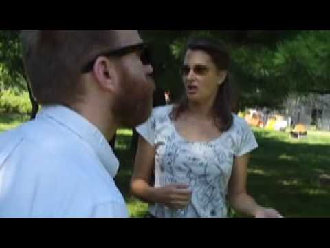 Alyson Baker, director Socrates Sculpture Park, gives an overview of ...