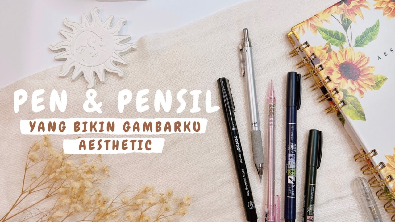 Pen dan Pensil yang aku pakai untuk gambar aesthetic @cathfloart Doodle ...