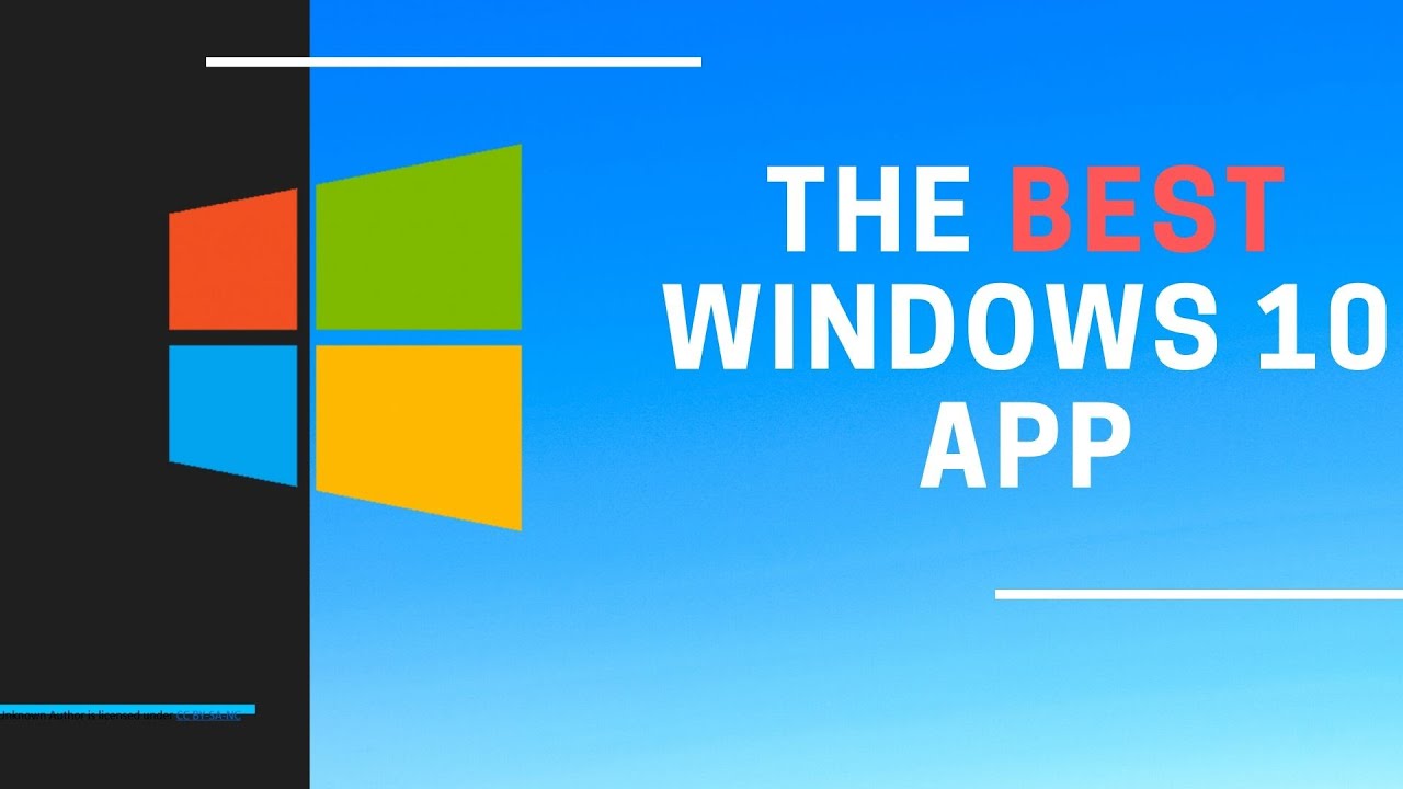 Windows 10: The Best App EVER! - YouTube
