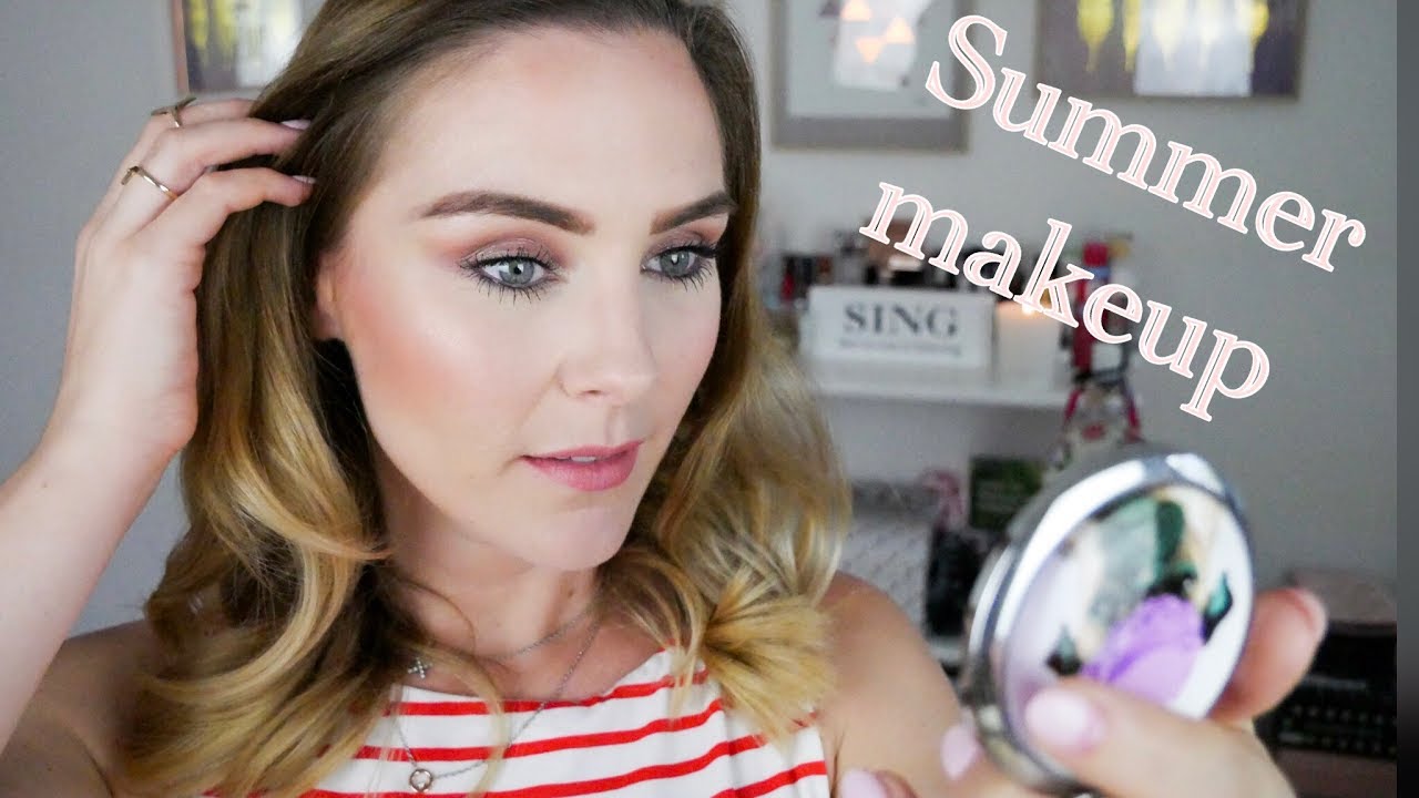 EVERYDAY FRESH SUMMER MAKEUP TUTORIAL - YouTube