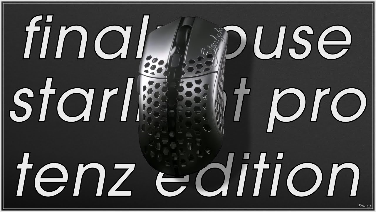 Finalmouse Starlight Pro Tenz Unboxing and Review | Kiran Jothi - YouTube