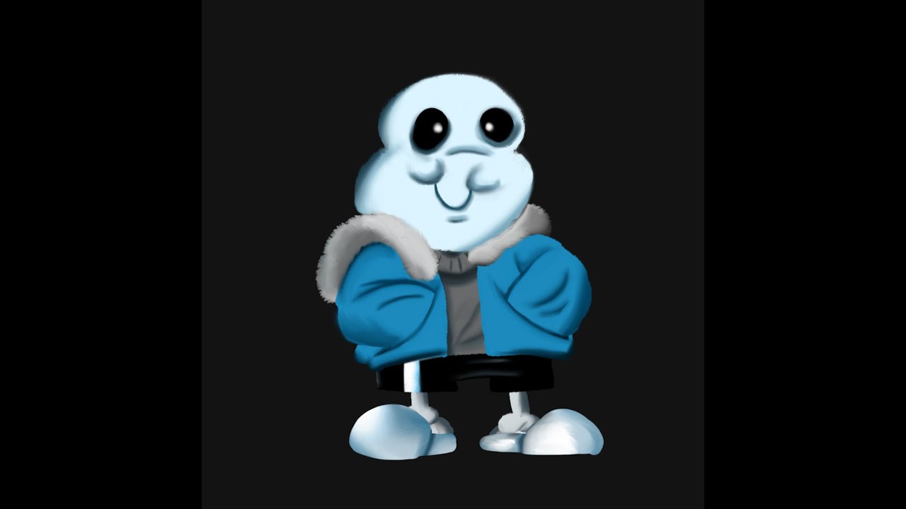 Undertale(Repainted) sans Fight Part 2 - YouTube