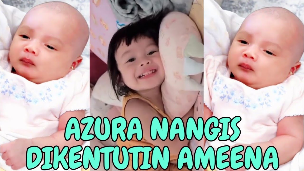 BEBY AZURA CEKIKIKAN KAKAK AMEENA LAGI KENTUT - YouTube